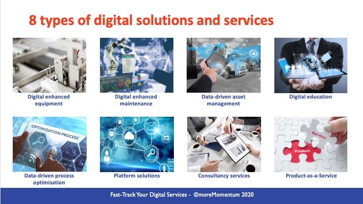 What are the digital services manufactures can offer?